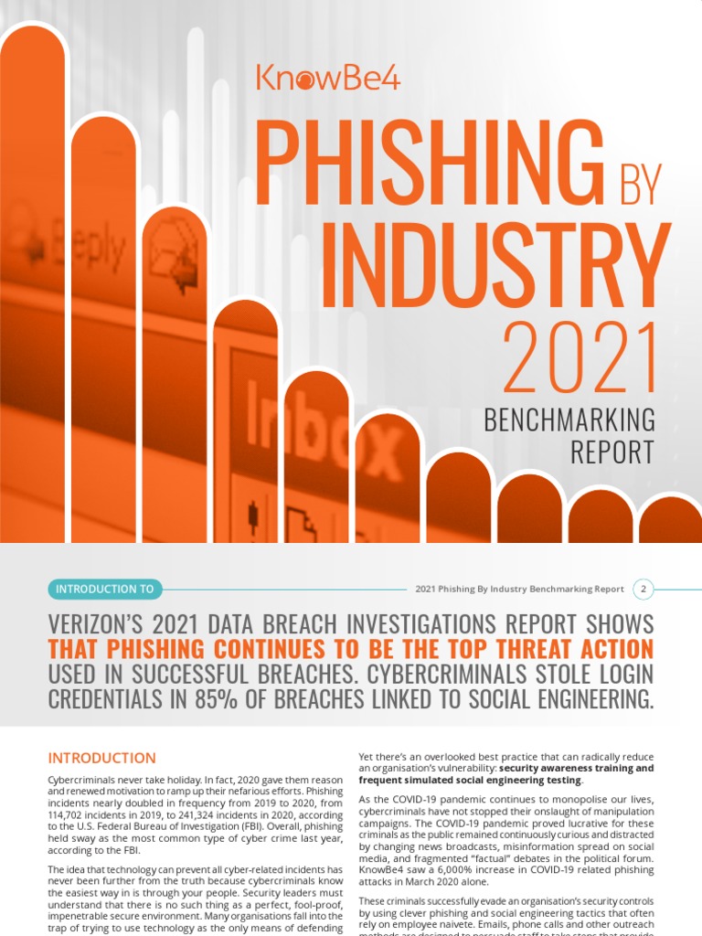2021 Phishing by Industry Benchmarking Report WP - en GB | PDF | Phishing | Computer Security