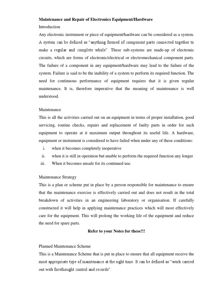 MCE 313 Notes | PDF | Soldering | Resistor