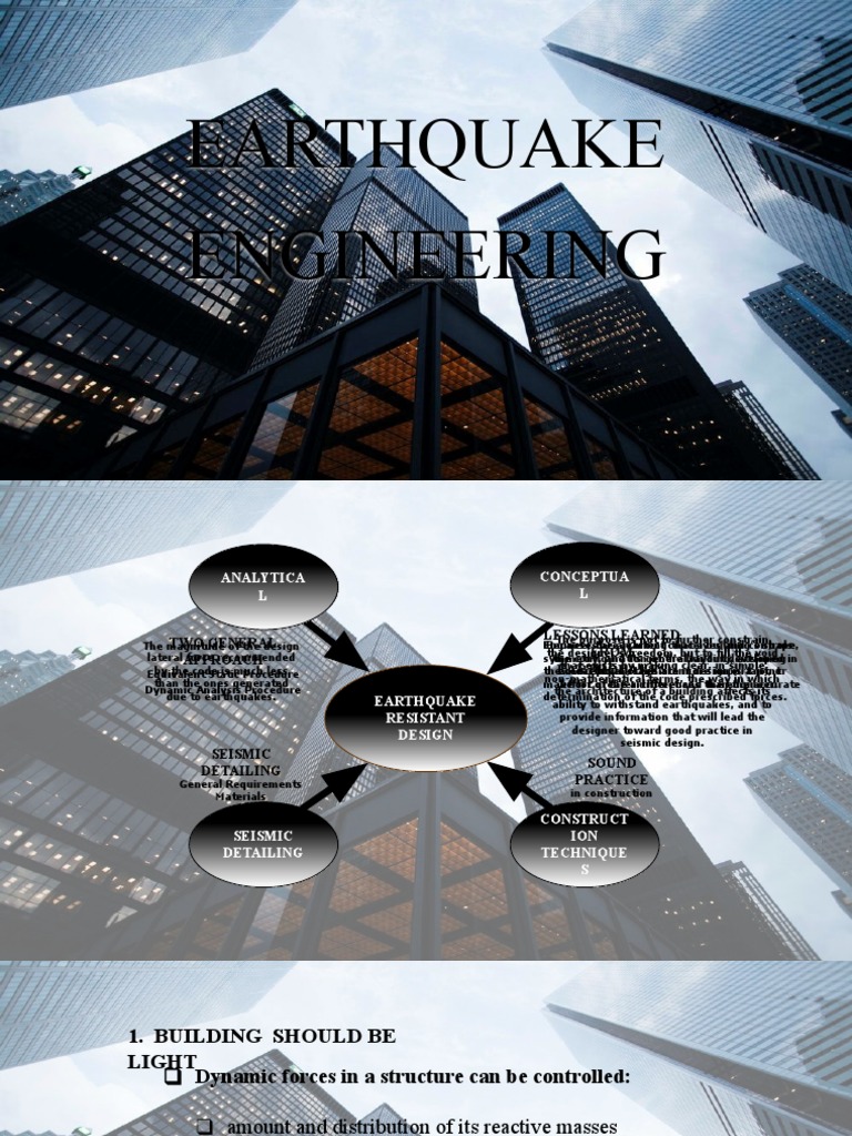 1 Introduction To Earthquake Engg | PDF | Earthquake Engineering ... 1 Introduction To Earthquake Engg | PDF | Earthquake Engineering ...