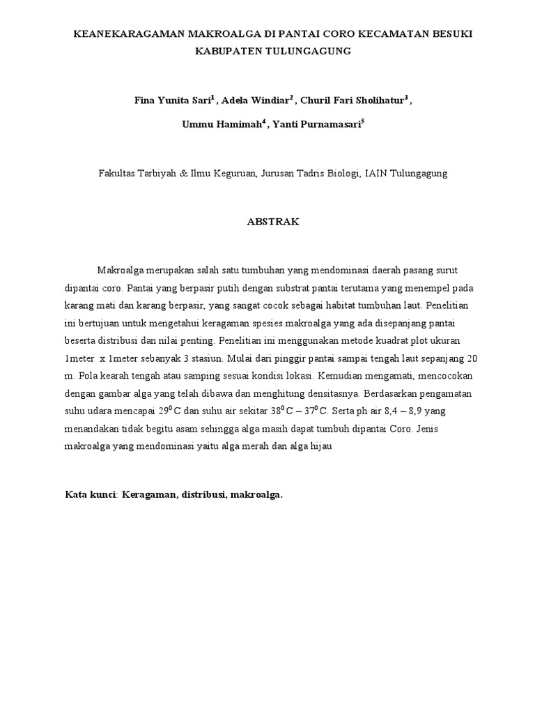 Laporan Botani | PDF