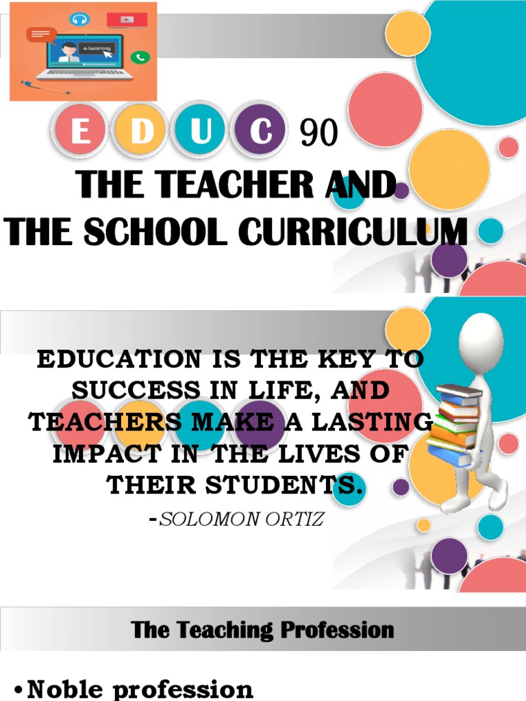 EDUC 90 Lesson1-Teaching-Profession | PDF | Curriculum | Teachers
