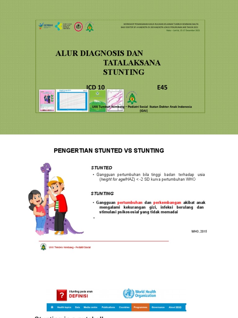 Alur Tatalaksana Stunting 1 | PDF