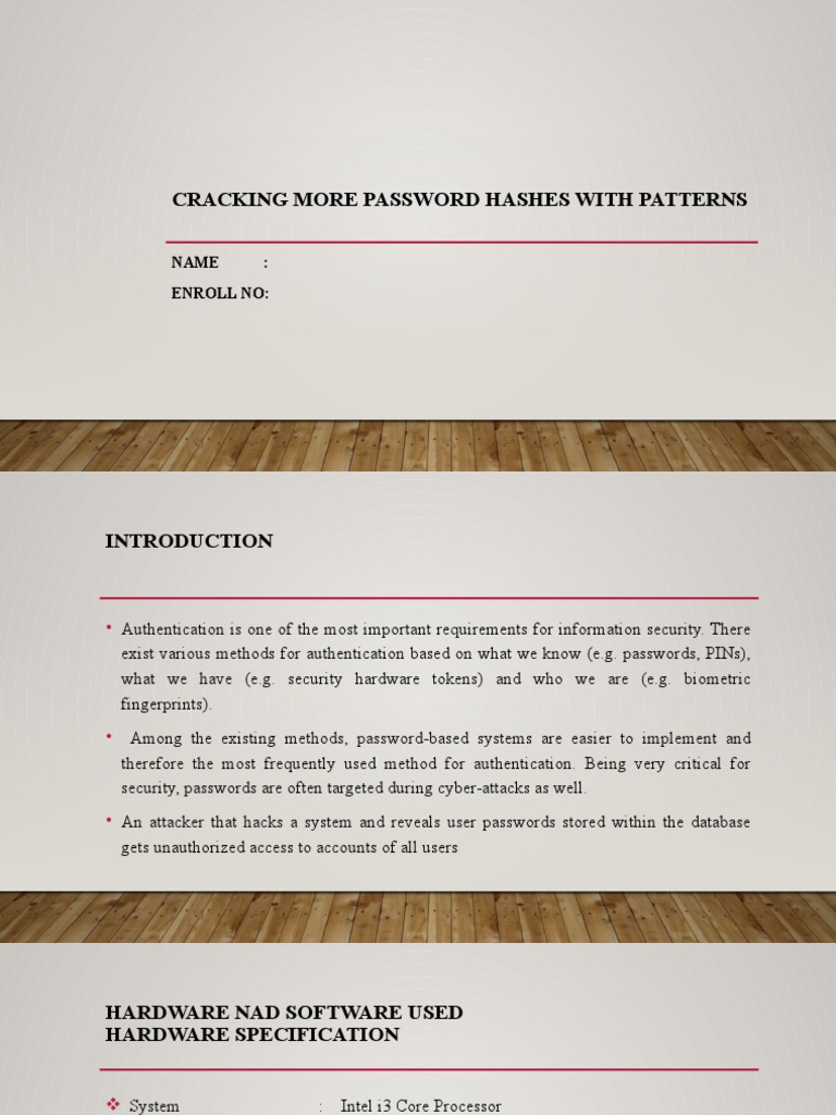 Cracking More Password Hashes With Patterns | PDF | Password | Data Management