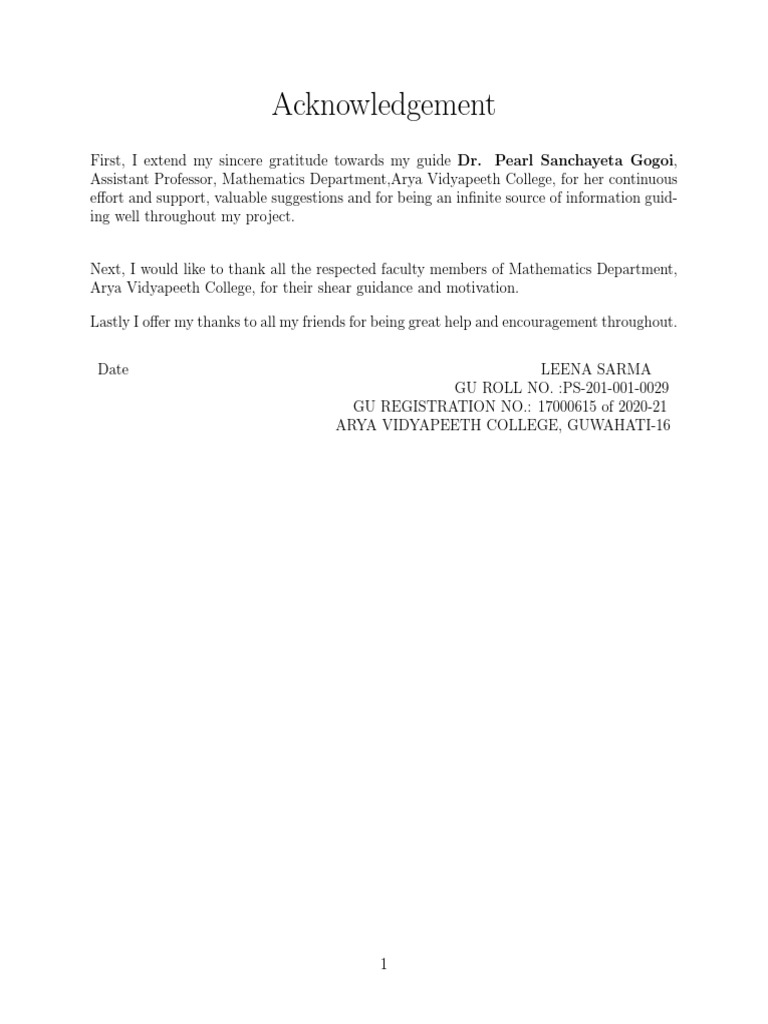 Acknowledgement Thesis | PDF | Eigenvalues And Eigenvectors | Operator ...