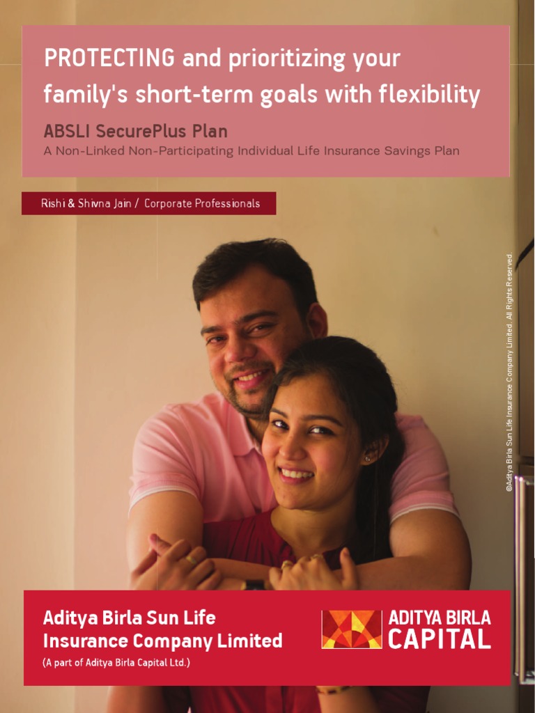 Aditya Birla Sun Life Insurance SecurePlus Plan Leaflet | PDF | Insurance | Life Insurance