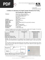 Drop Ball Test Certification | PDF
