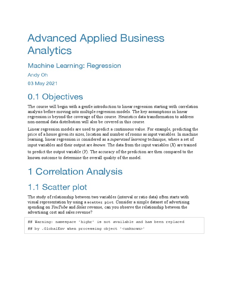 Regression Pdf Errors And Residuals Regression Analysis 8123