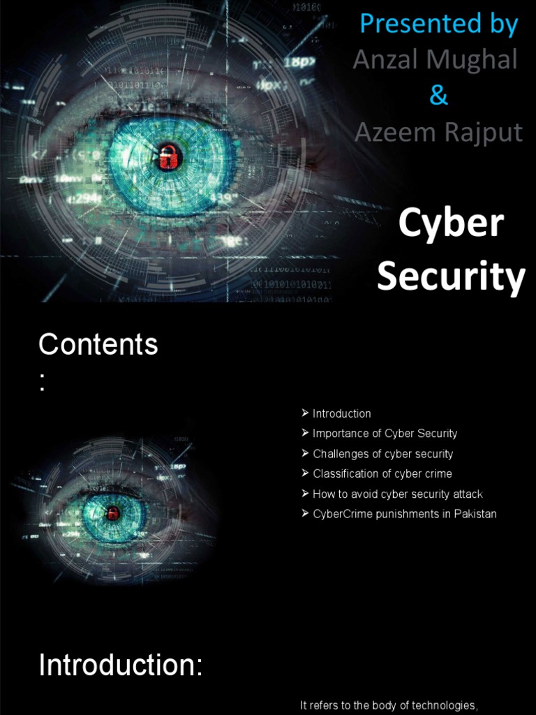 Cyber Security PowerPoint Presentation | PDF | Security | Computer Security