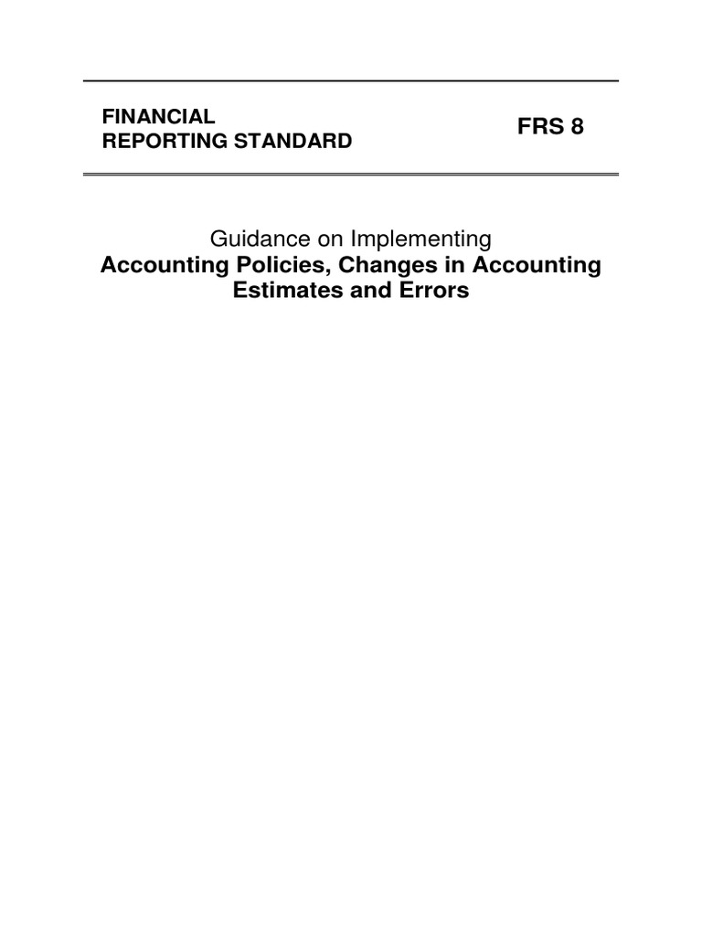 Prospective Application of Changes in Accounting Policies: An Example ...