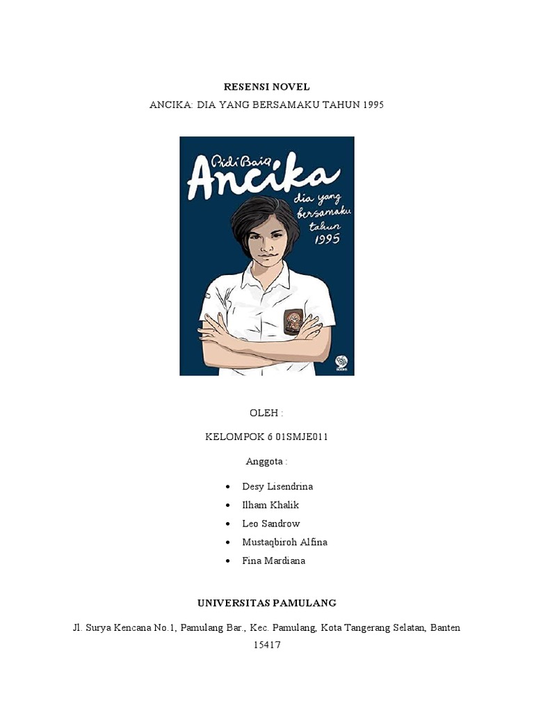 RESENSI NOVEL ANCIKA Kel. 6 | PDF