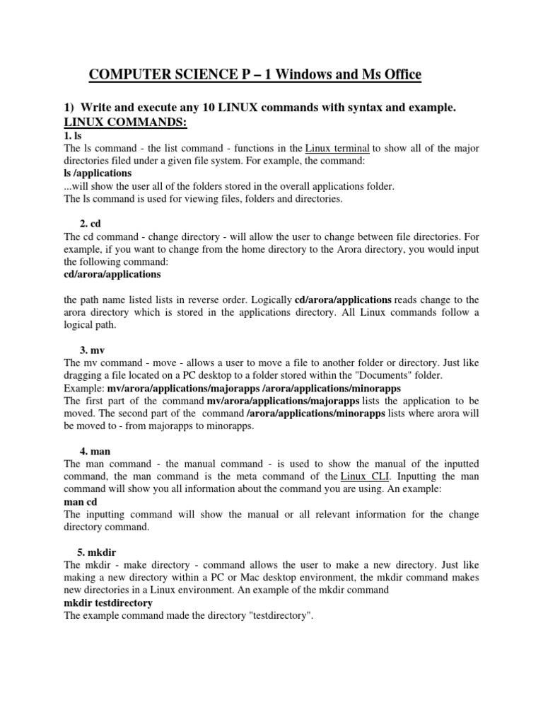 CS Iyr PI 2019 | Download Free PDF | Computer File | Directory (Computing)