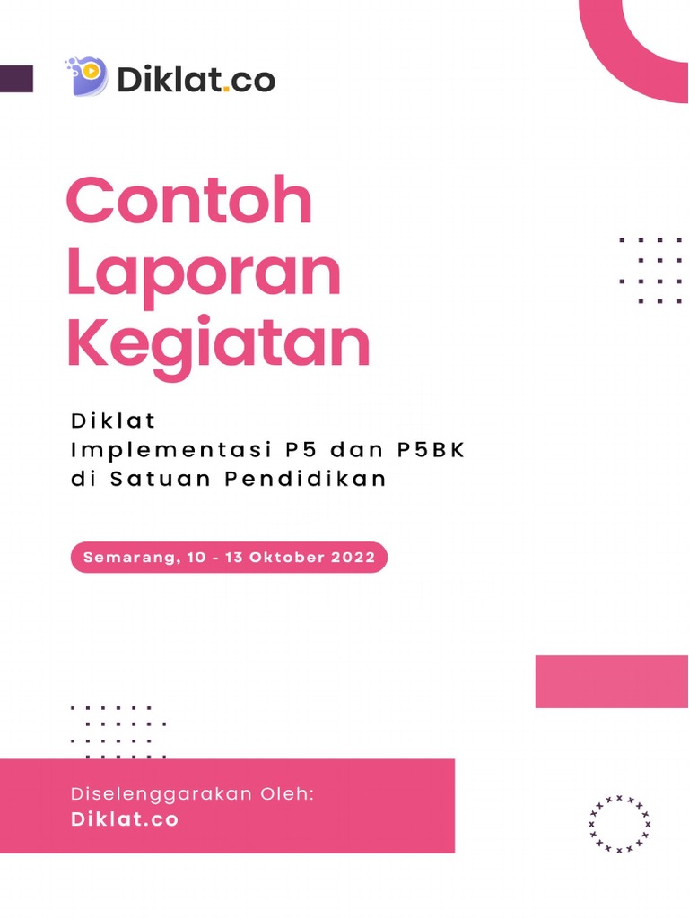 Laporan Kegiatan Diklat Implemetasi p5 DN p5bk | PDF
