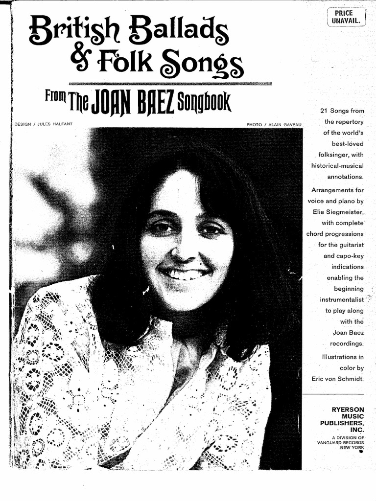 Joan Baez - British Ballads Folk Songs 1967 | PDF