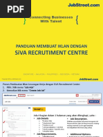 Panduan Pasang Lowongan di JobStreet Express | PDF
