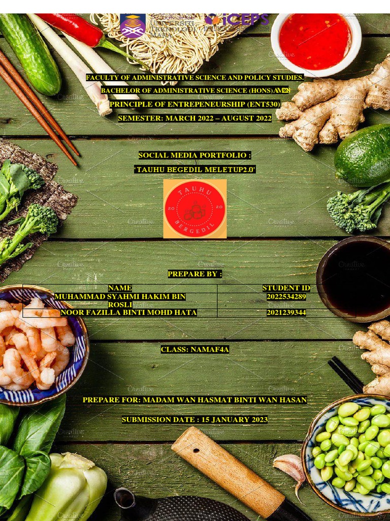 Seteru Niaga Ent Project | PDF | Chili Pepper | Hygiene