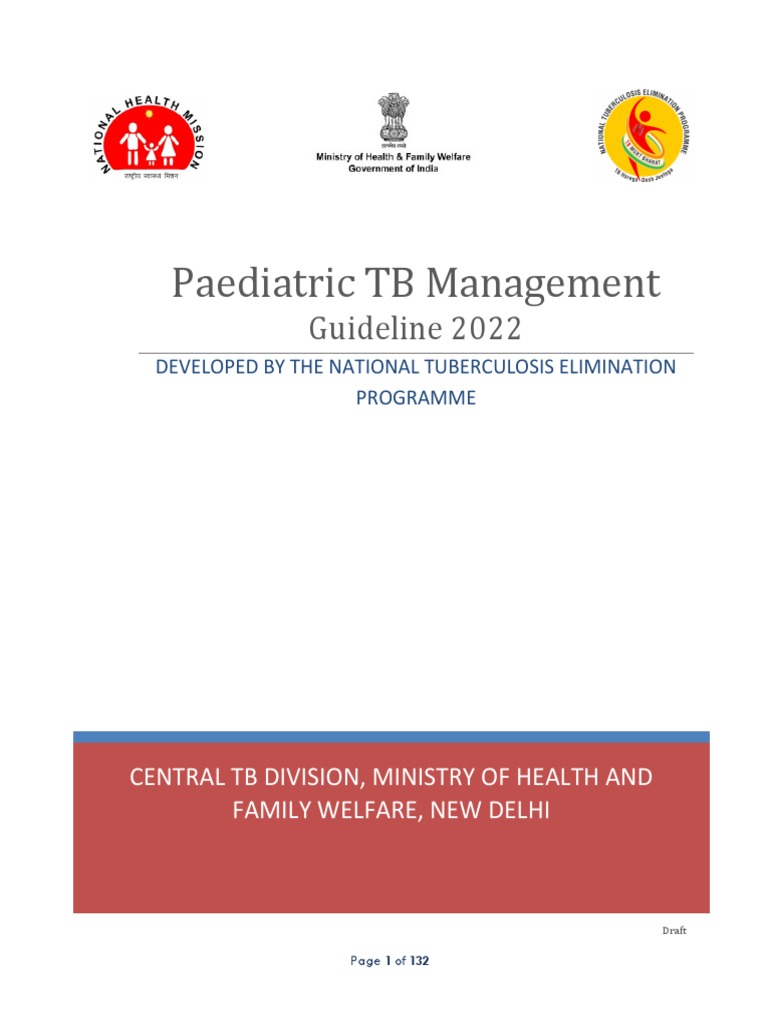 Pediatric TB Guidelines 2022 | PDF | Tuberculosis | Pneumonia