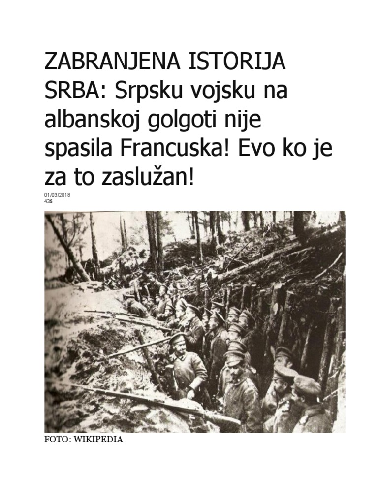 Zabranjena Istorija Srba | PDF