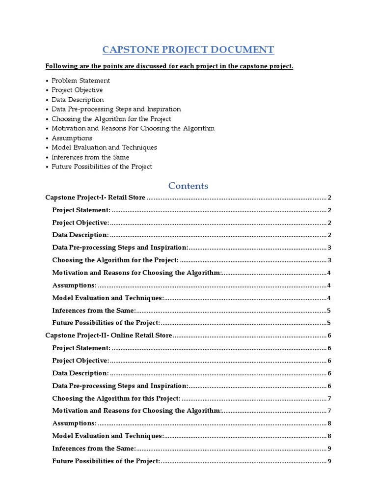 Capstone Project Final Submission | PDF | Cluster Analysis | Statistical Classification