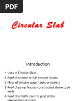 Circular Slab Design PDF | PDF | Bending | Building Engineering