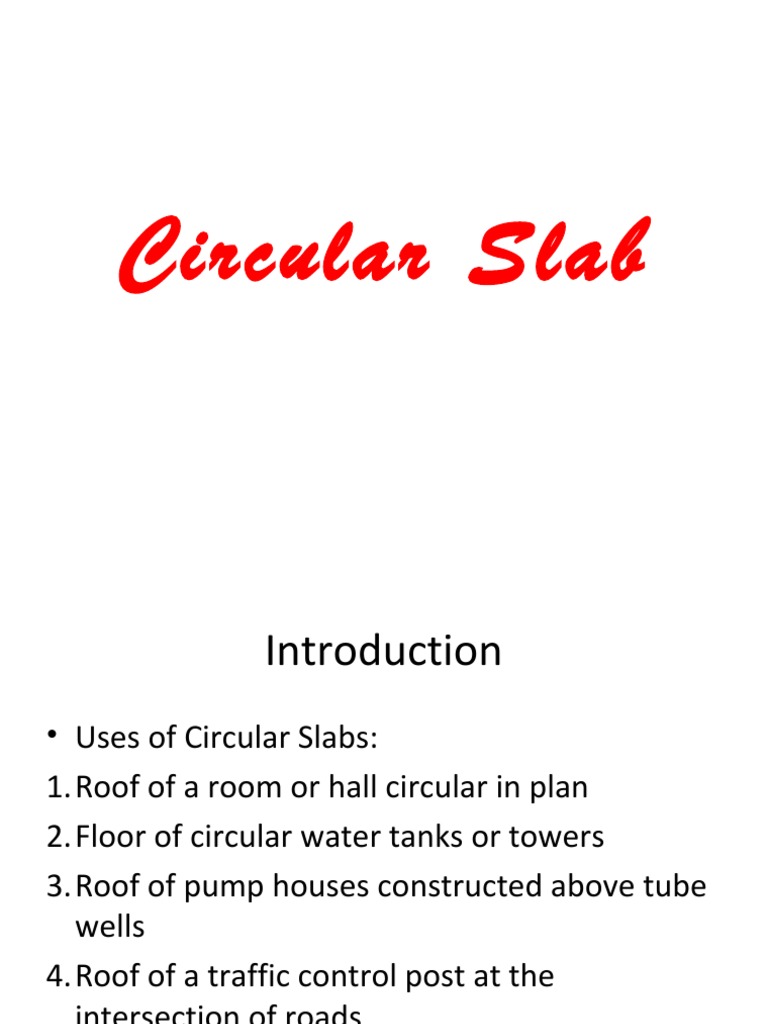 Circularslabs-Razni Slucajevi Opterecenja | PDF | Stress (Mechanics ...