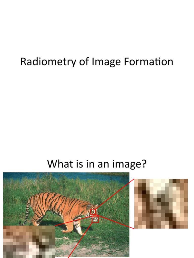 L9 Rediometry of Image Formation | PDF | Optics | Electromagnetic Radiation