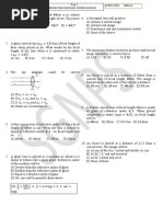 Multiple Choice Questions-1 | PDF | Refraction | Equipment