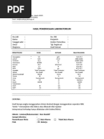 Contoh Template Hasil Lab | PDF