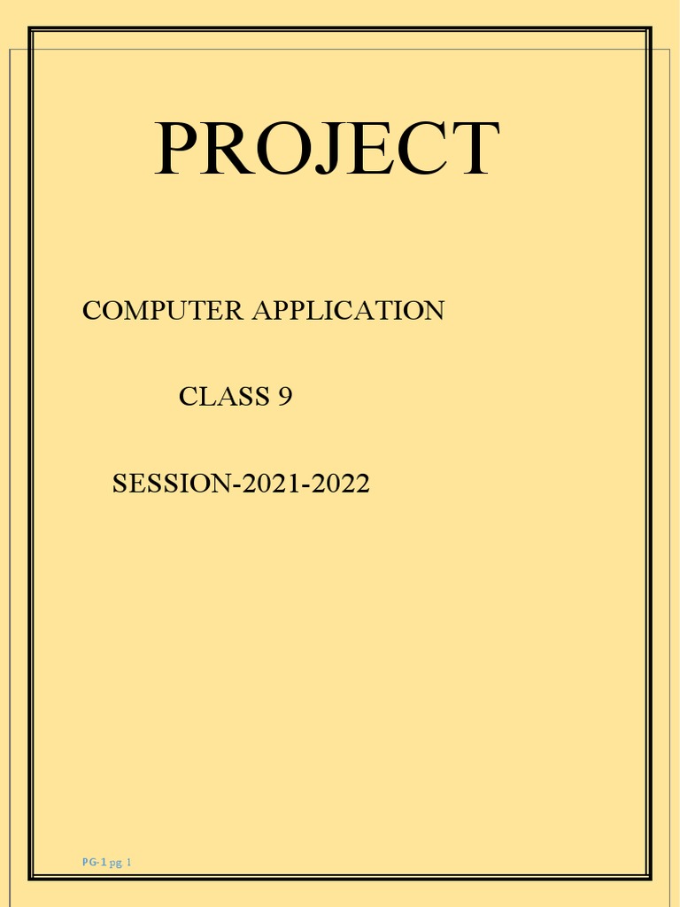Computer Project Class 9 | PDF | Computer Programming | Mathematics