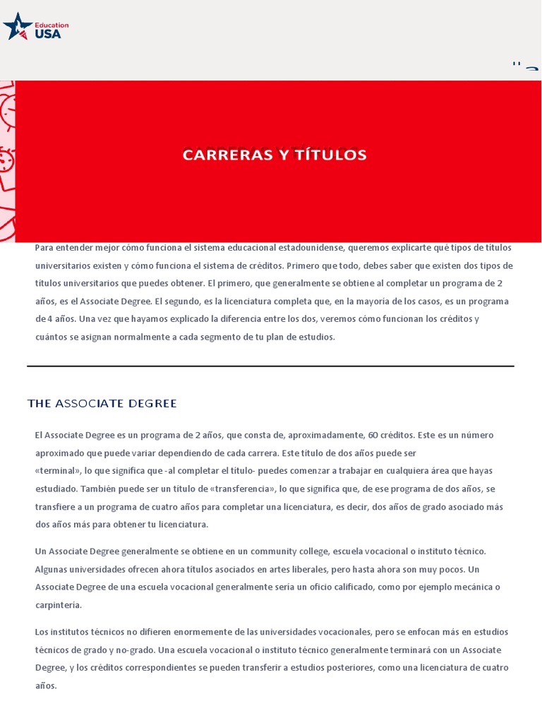Carreras y Titulos | PDF | Licenciatura