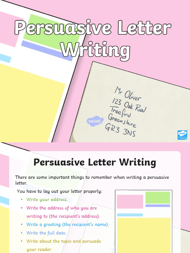 Persuasive Letter Writing PowerPoint | PDF