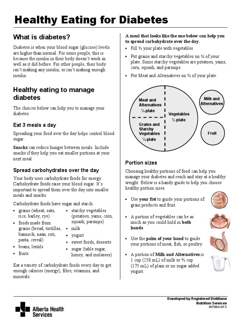 7-Day Diabetic Meal Plan Guide | PDF | Drink | Starch