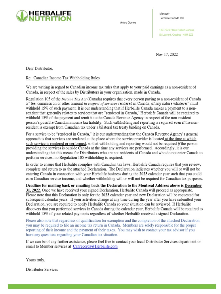 Canada - Declaration | Download Free PDF | Taxation | Government Finances