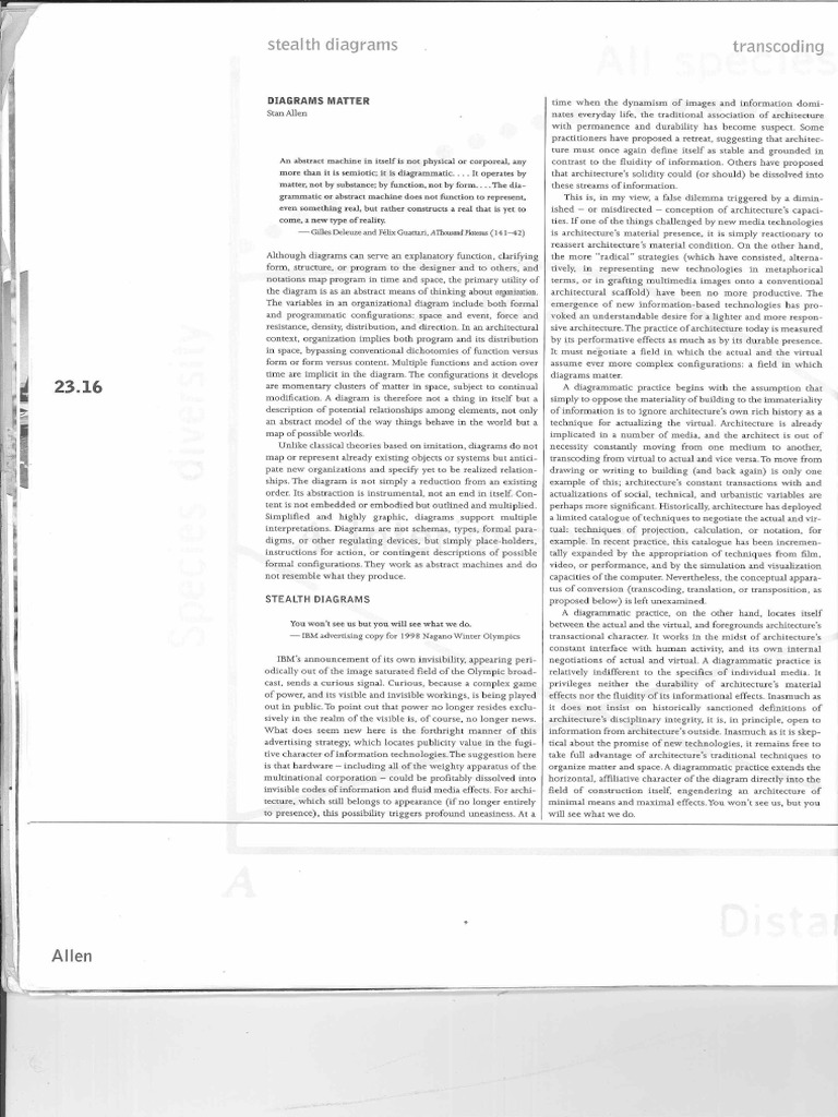 Allen - Diagram Matter - Any 23 - Diagram Work | PDF | Conceptual Model ...