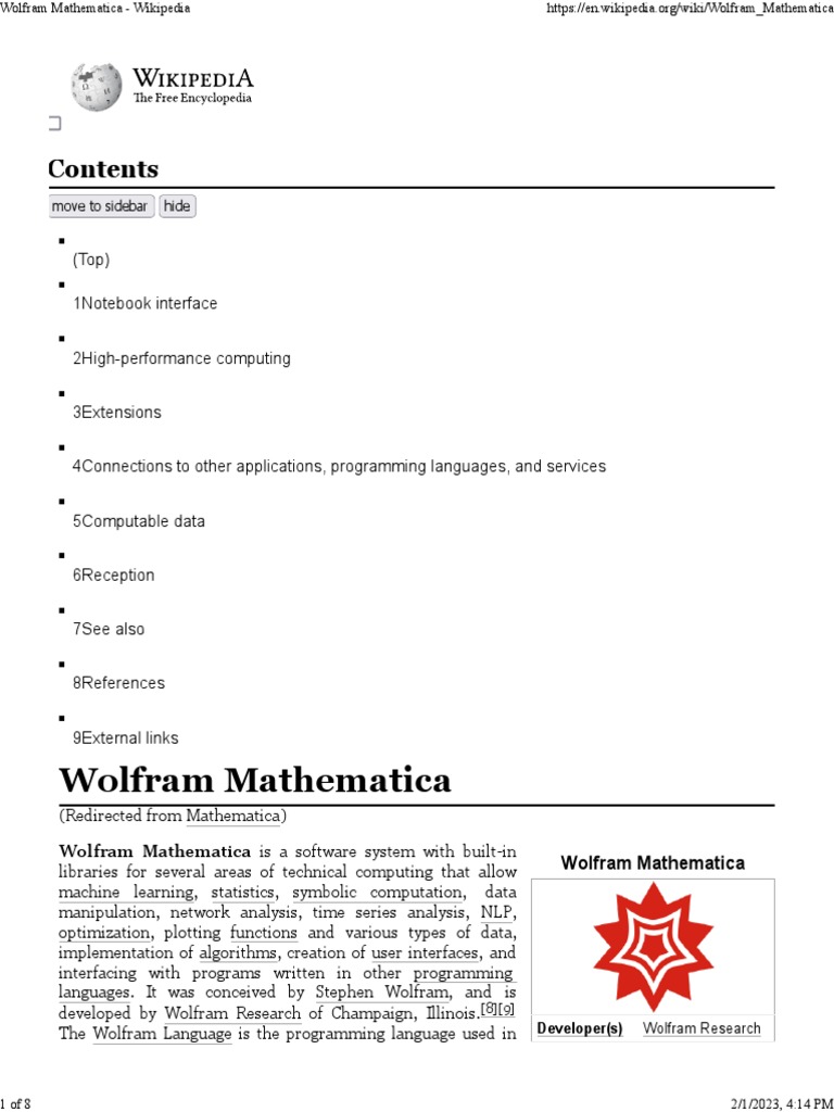 Wolfram Mathematica Overview and Features | PDF | Software Engineering ...
