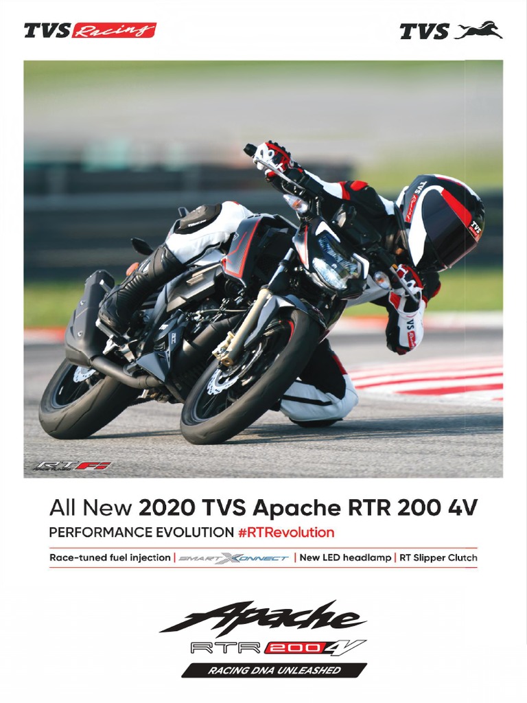 Apache RTR 200 4V BSVI Brochure | PDF