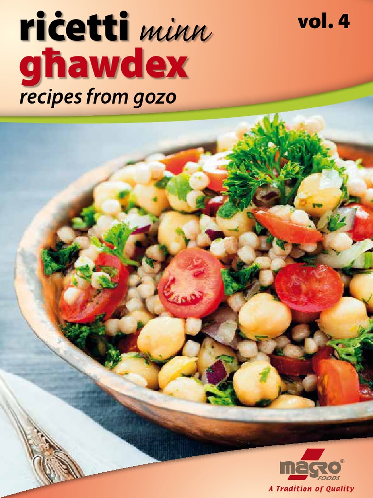 Ricetti Ghawdxin Volume 4 Small | PDF | Cooking | Pasta