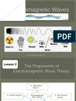 Key Contributors to Electromagnetic Theory | PDF | Electromagnetic Radiation | Waves