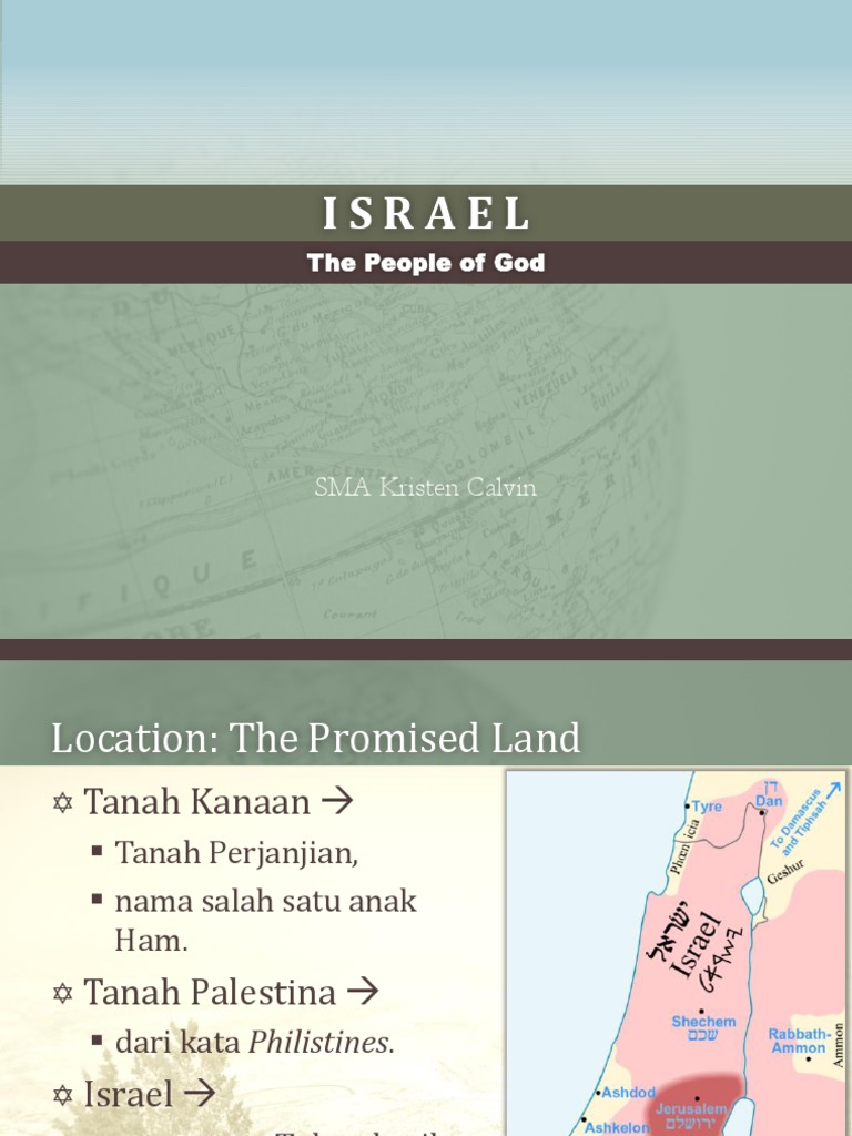 6 - Israel - The People of God | PDF