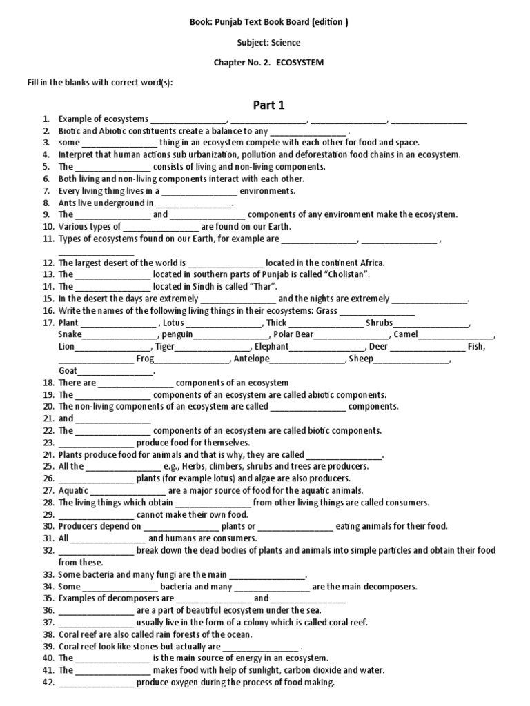 Chapter 2 Ecosystem New Pdf Ecosystem Predation