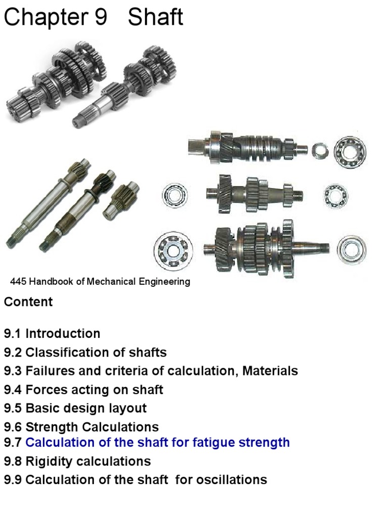 Shaft Design Fundamentals | PDF | Strength Of Materials | Axle