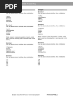 EC - A2 - Tests - Unit 6 Answer Key and Script PDF | PDF