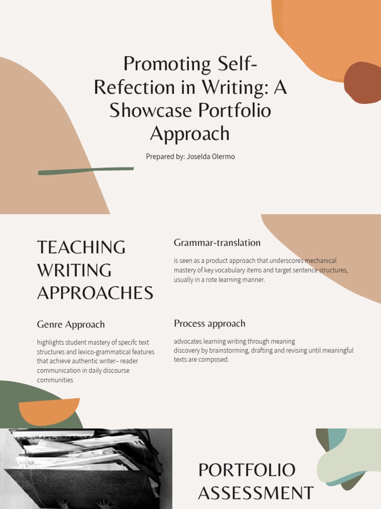 Promoting Self-Refection in Writing A Showcase Portfolio Approach | PDF ...