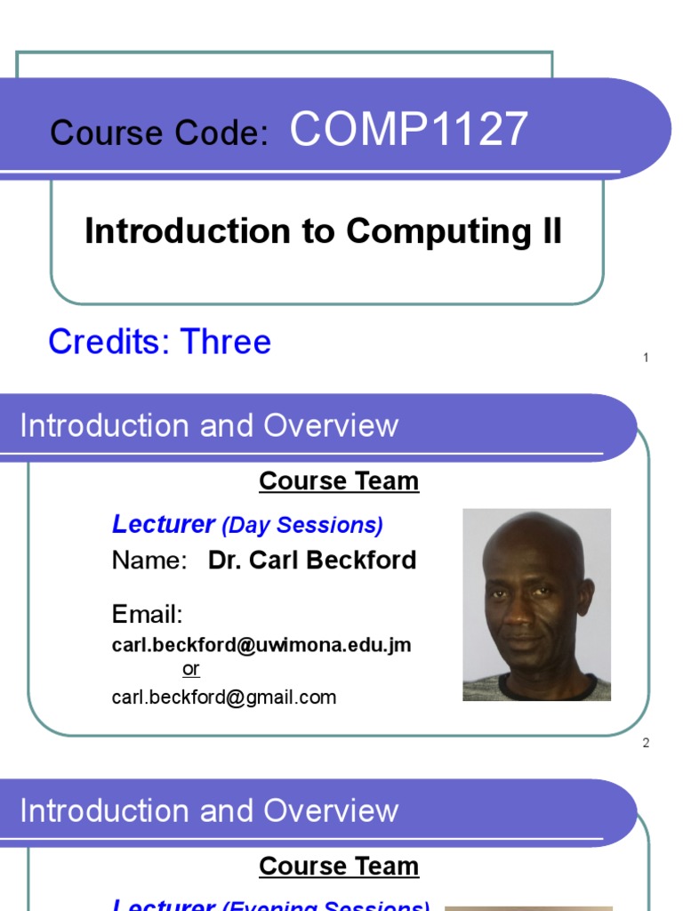 COMP1127 Overview 2022-2023 | PDF | Programming Paradigms | Computer Science