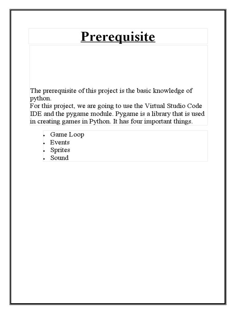 Project File (Flappy Bird) | PDF | Audio Engineer | Python (Programming ...