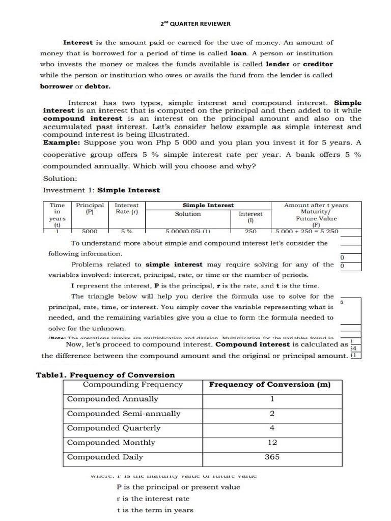 q2 Reviewer Genmath | PDF q2 Reviewer Genmath | PDF