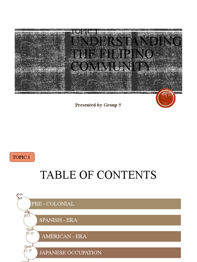 Understanding The Filipino Community | PDF | Philippines