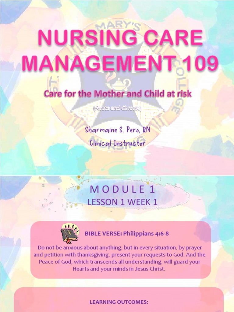 NCM 109-Module 1 Lesson 1 | PDF | Miscarriage | Pregnancy