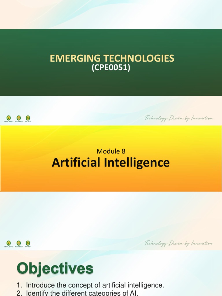 MODULE 08 Artificial Intelligence | PDF | Artificial Intelligence ...