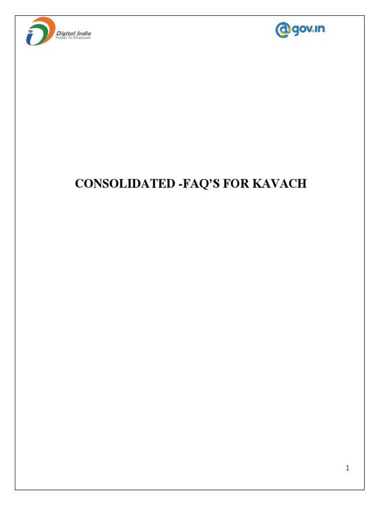 Kavach Installation | PDF | Microsoft Outlook | Mobile App