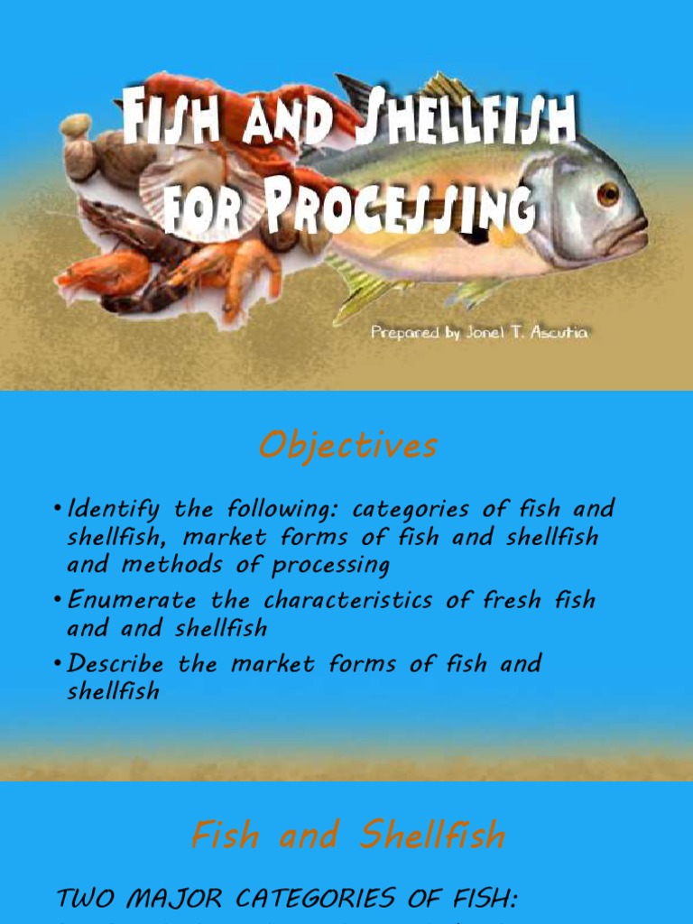 Fishandshellfish 161118031244 1 | PDF | Shellfish | Fish
